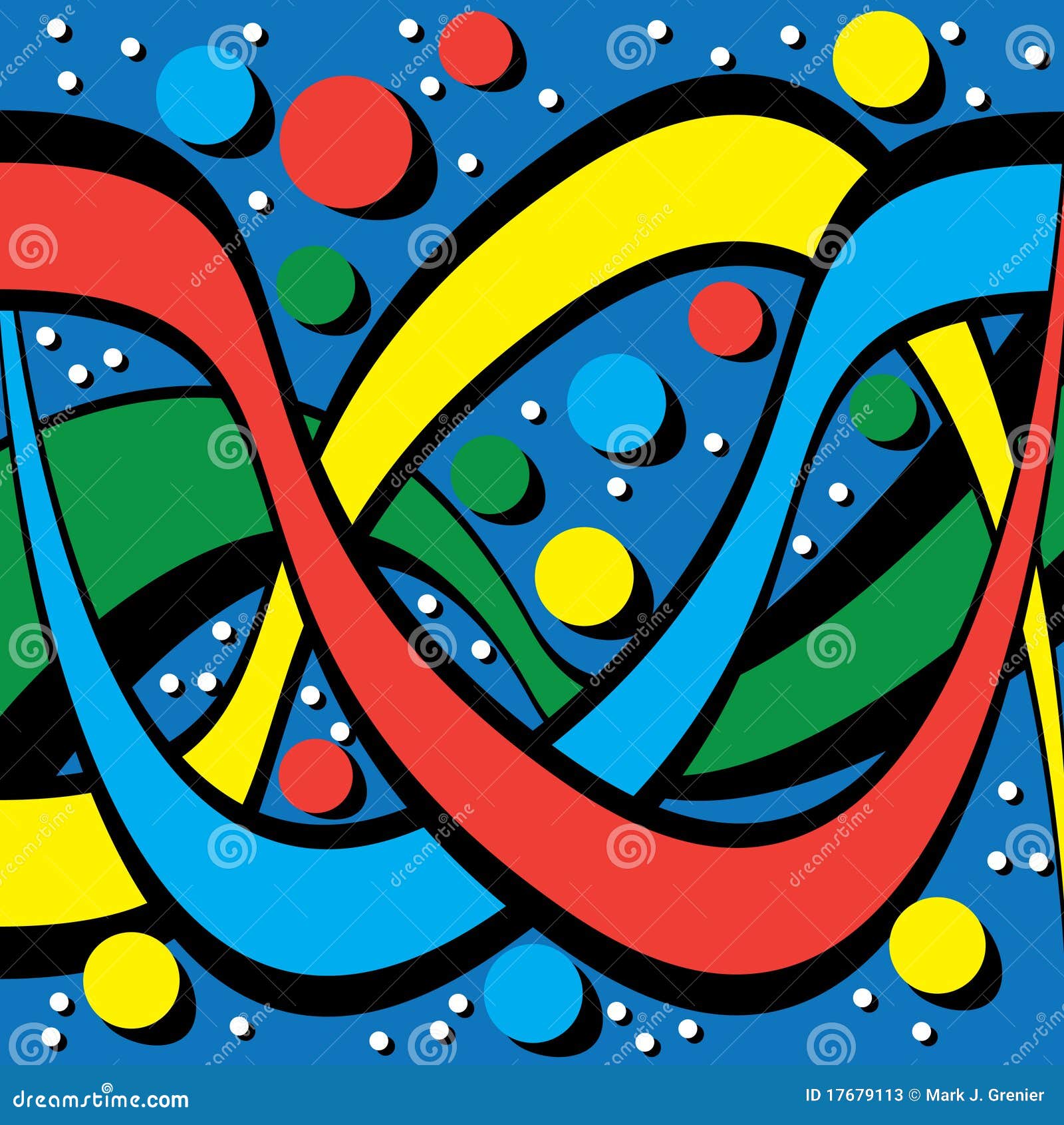 Color Tangle stock vector. Illustration of dots, backdrop - 17679113