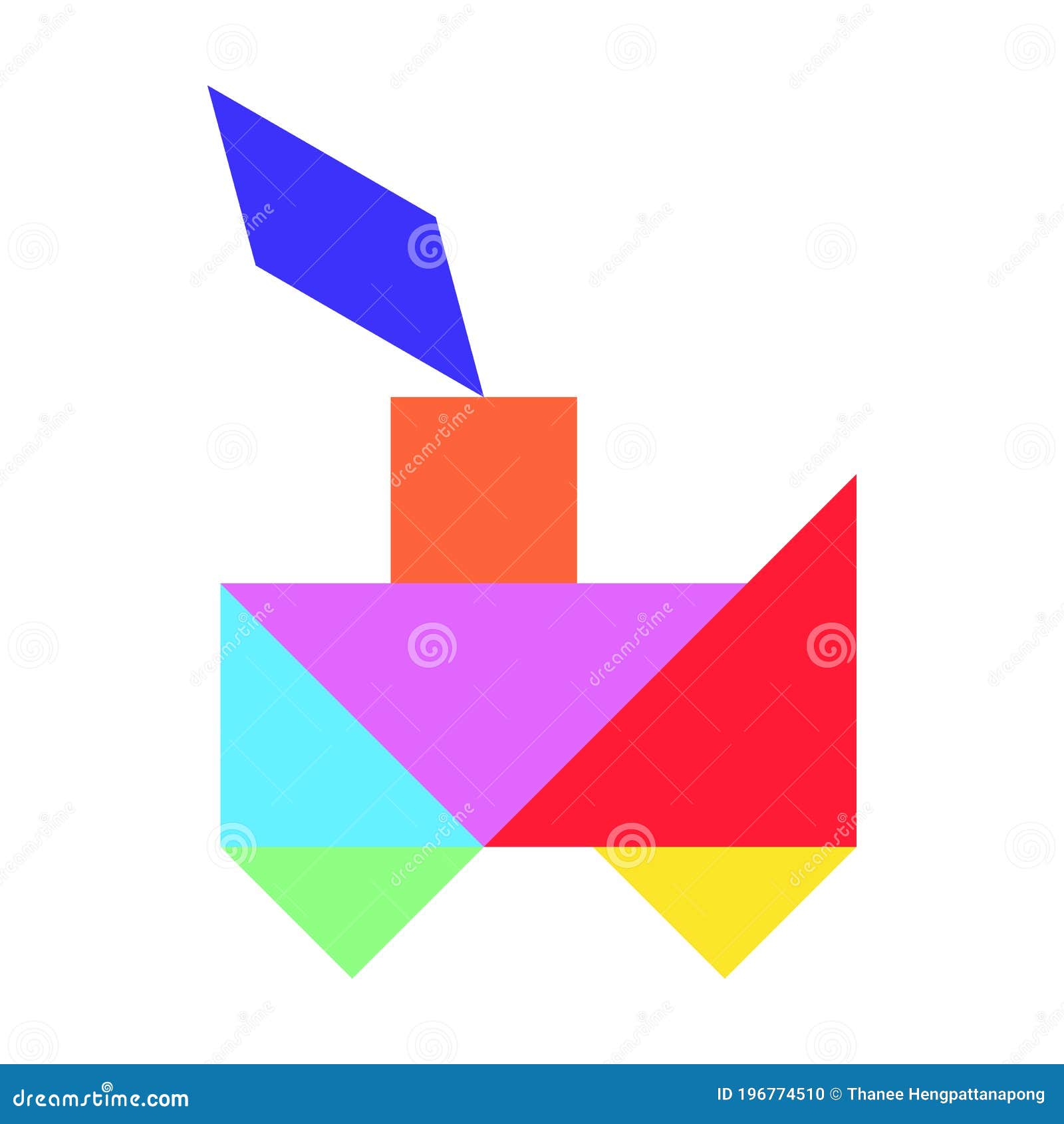 Tangram Cartoons, Illustrations & Vector Stock Images - 998 Pictures to ...