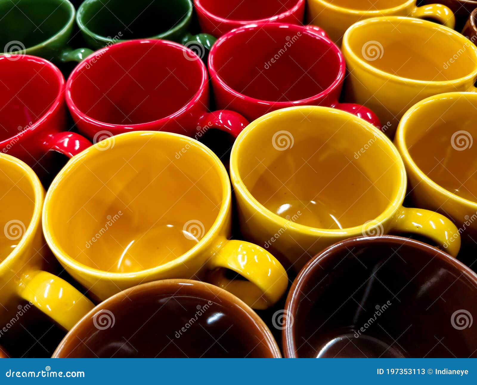 Color tea cup patterns stock image. Image of indian - 197353113