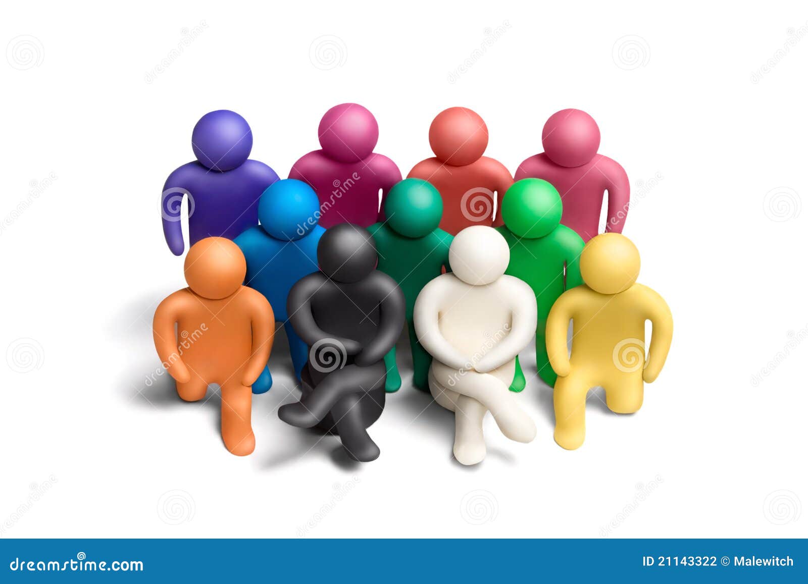Color team2 stock illustration. Illustration of collective - 21143322