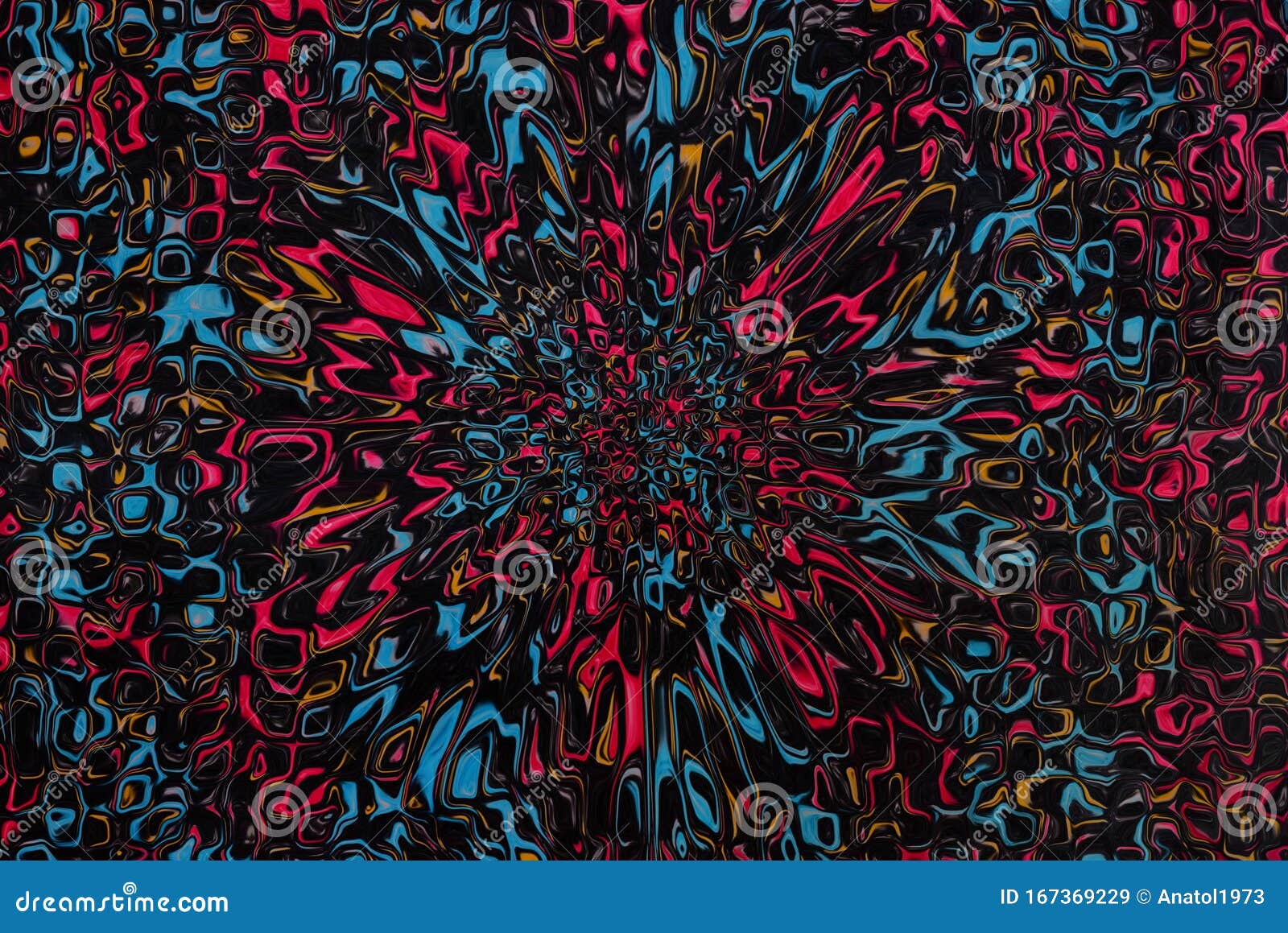 Color Texture from Illustration with Distortion Pattern Stock ...