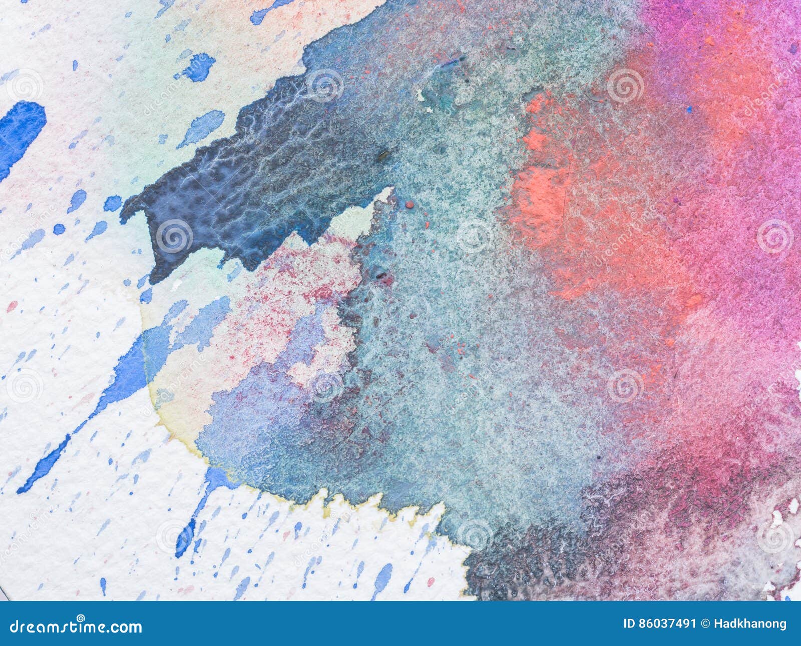 Color and Texture of Water Color on Paper Stock Illustration ...