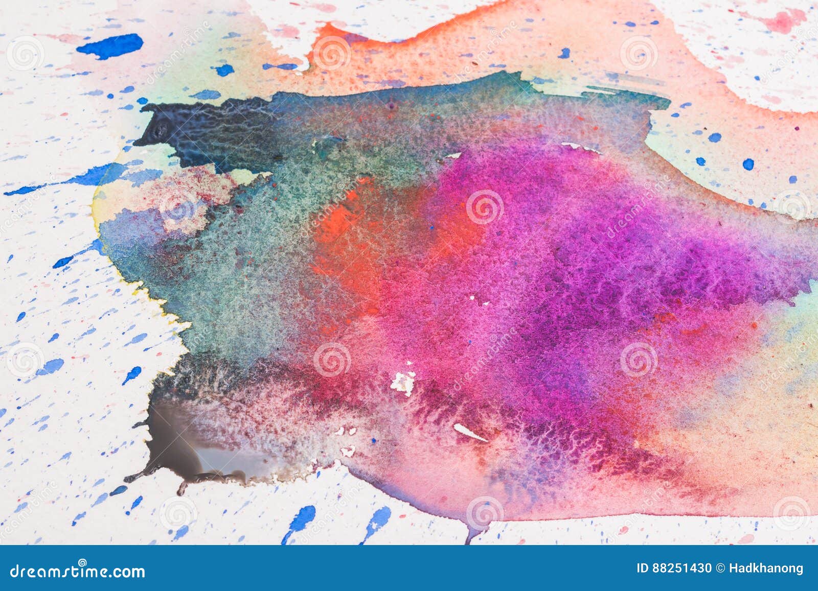 Color and Texture of Water Color on Paper Stock Illustration ...
