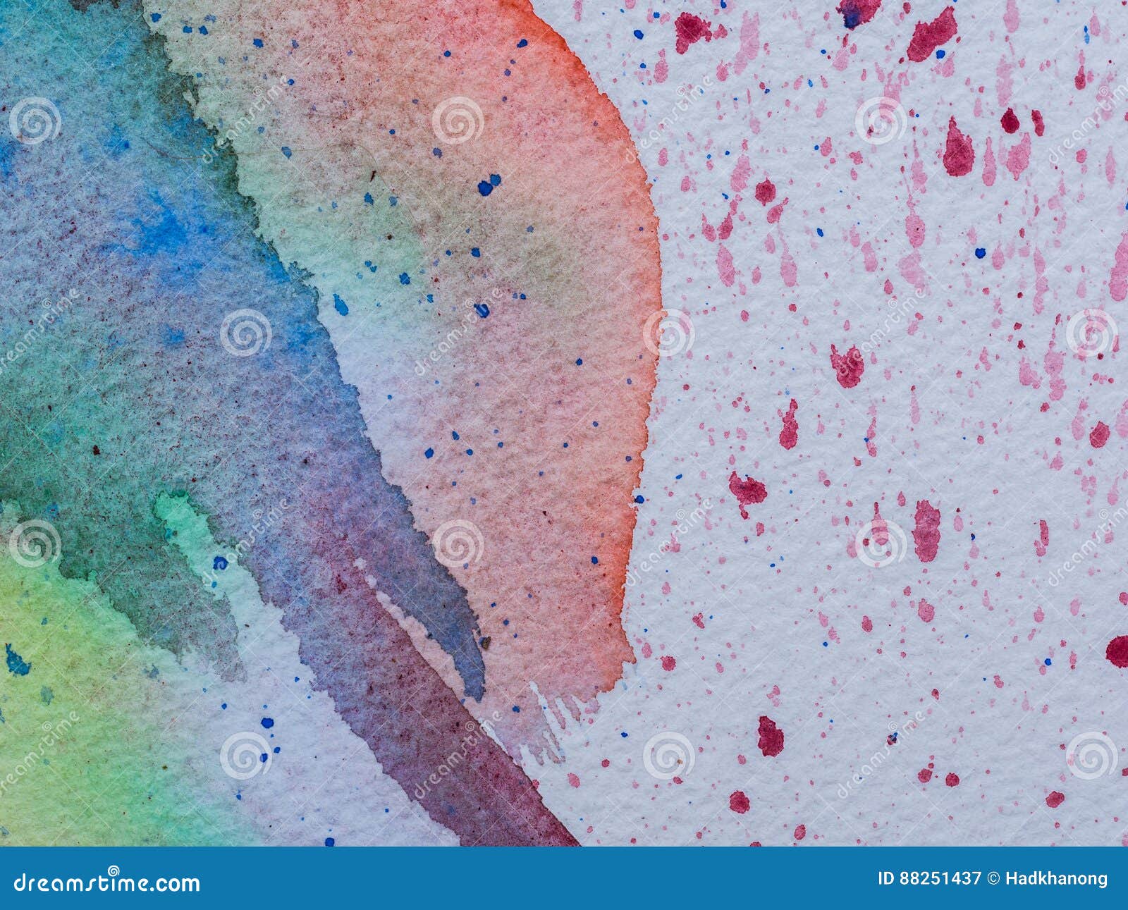 Color and Texture of Water Color on Paper Stock Illustration ...