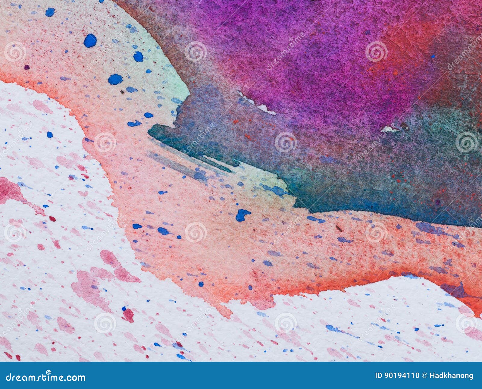 Color and Texture of Water Color on Paper Stock Illustration ...