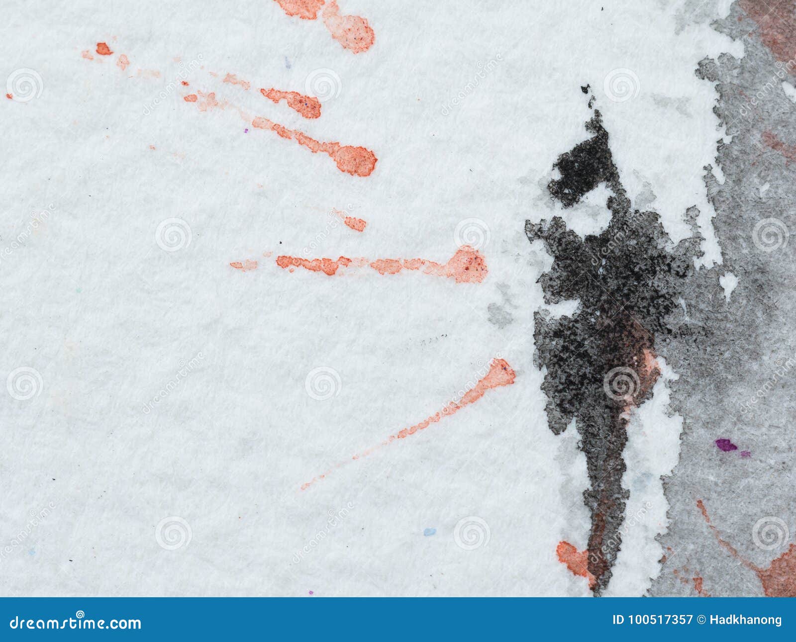 Color and Texture of Water Color on Paper Stock Image - Image of ...