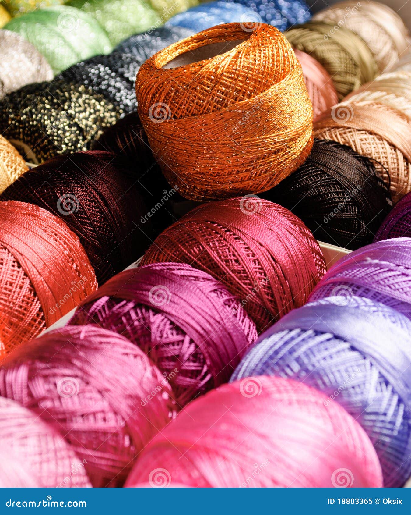 Color threads stock image. Image of clothing, sewing - 18803365