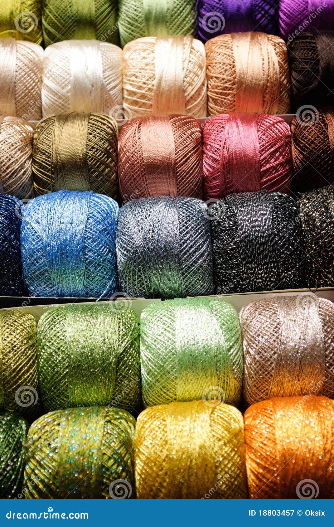 Color threads stock image. Image of silk, rows, sewing - 18803457