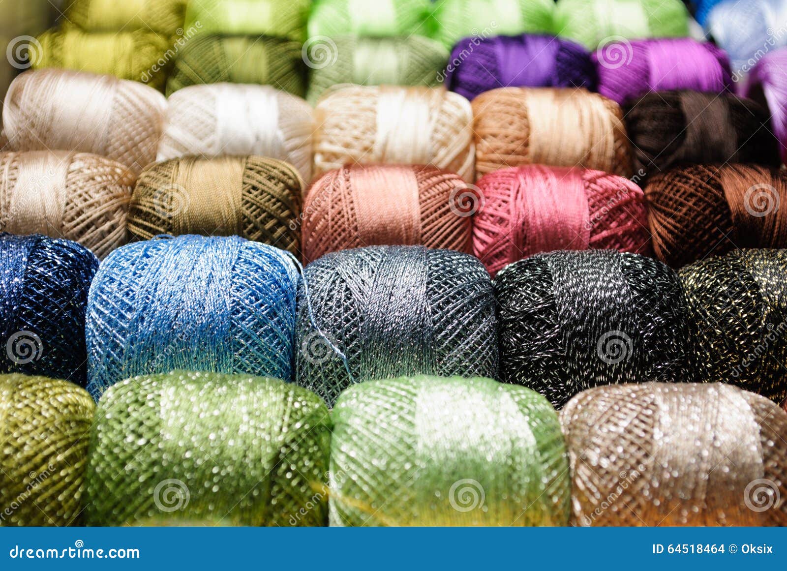 The color threads stock photo. Image of colors, silky - 64518464