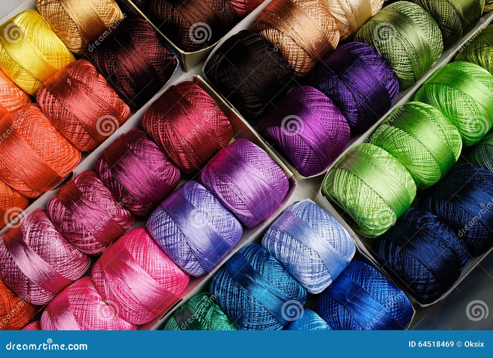 The color threads stock image. Image of needlework, clothing - 64518469
