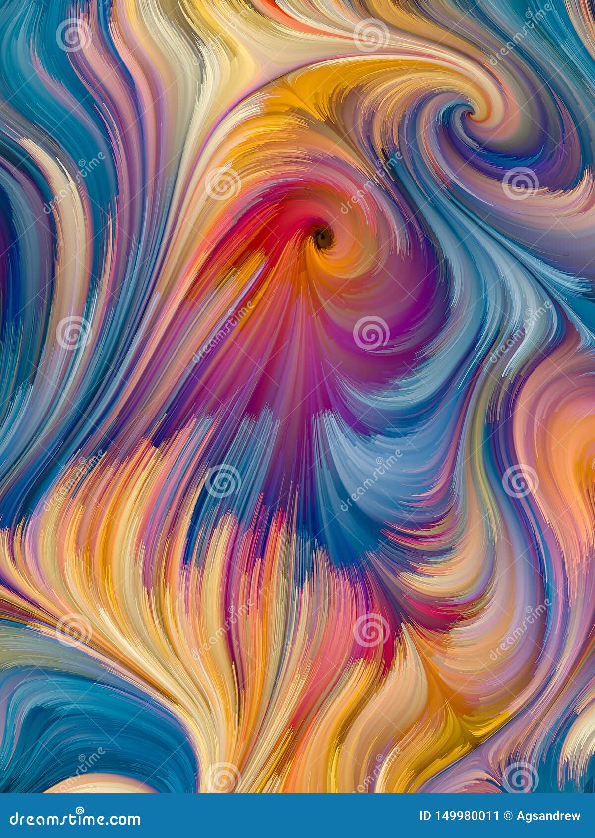 Color Threads stock illustration. Illustration of motion - 149980011