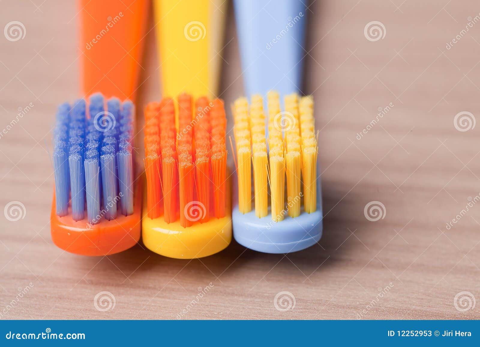 Color toothbrushes stock image. Image of healthy, clean - 12252953