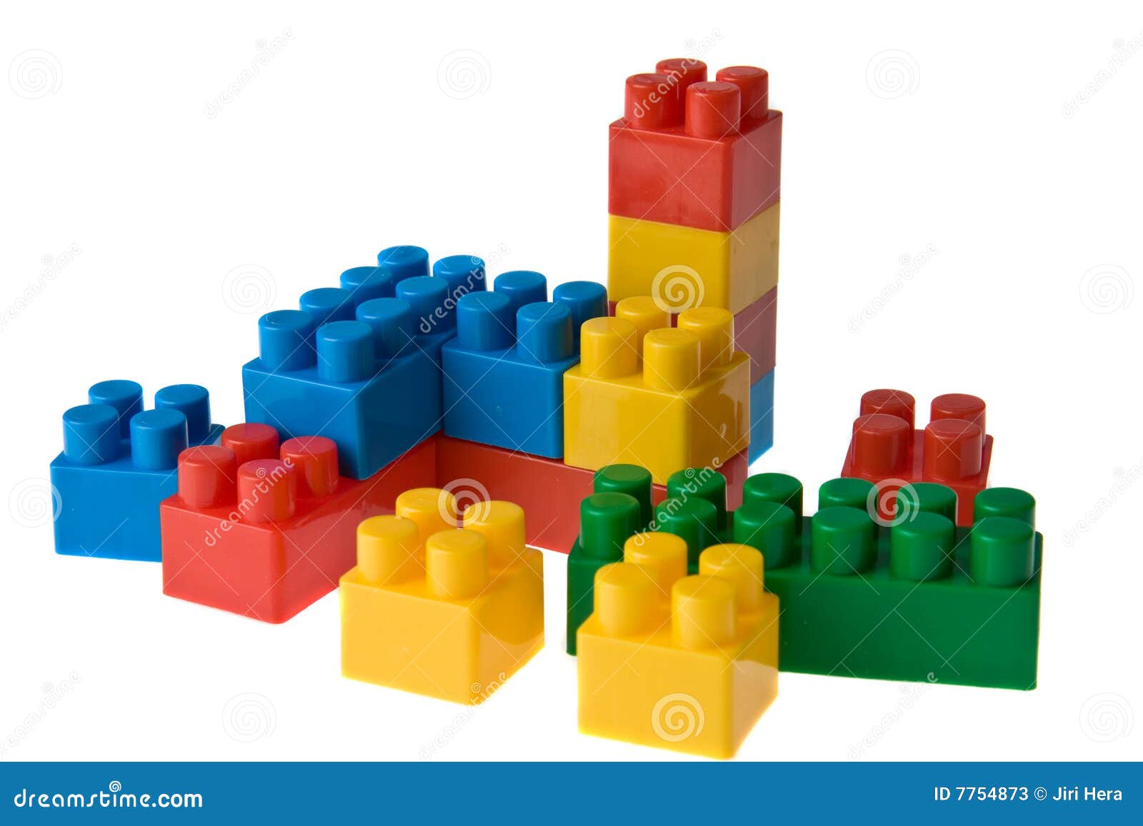 Color toy blocks stock image. Image of colorful, clean - 7754873