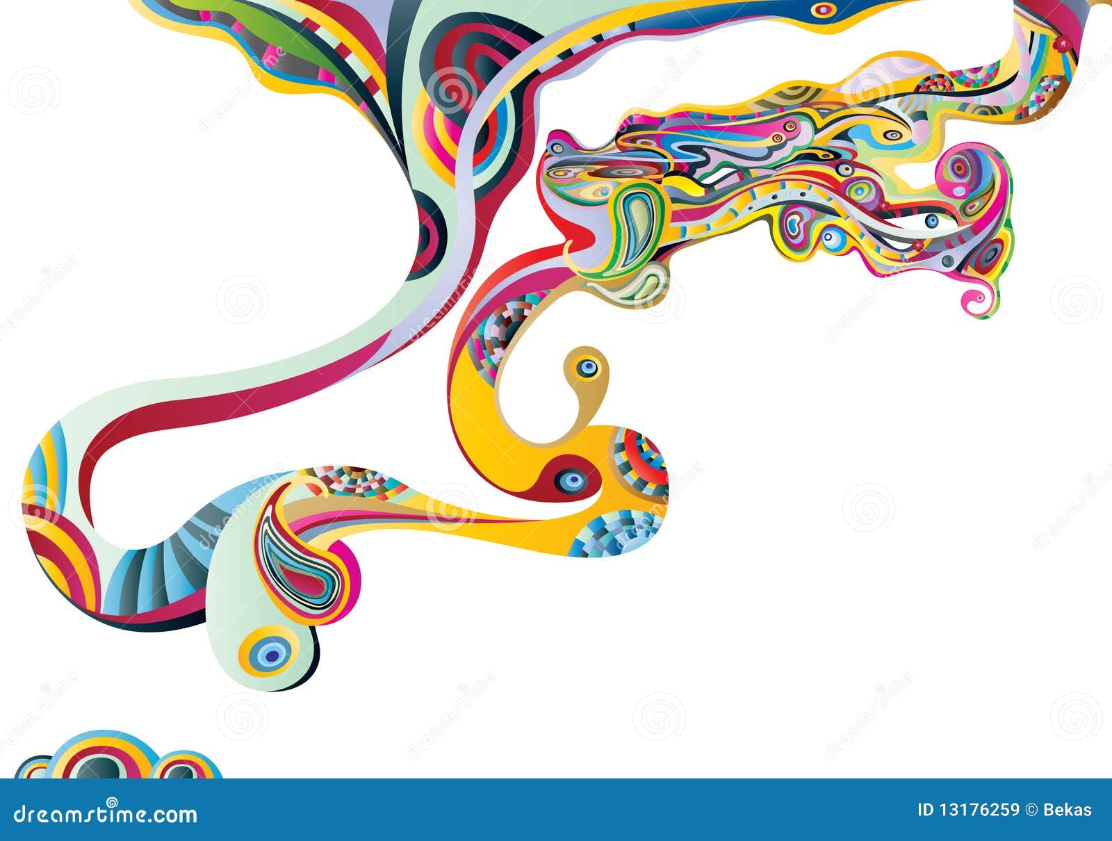 Color transformation stock illustration. Illustration of flow - 13176259