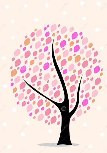 Color tree vector isolated stock vector. Illustration of ecology - 37631209