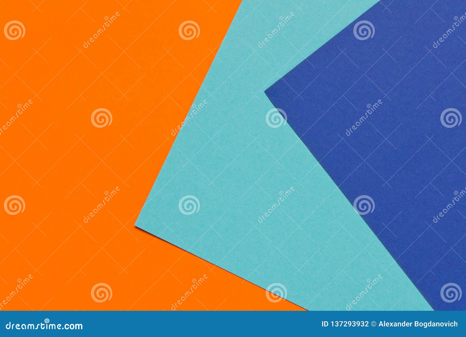 Color Trends Background. Orange Blue Abstract Geometric Background ...