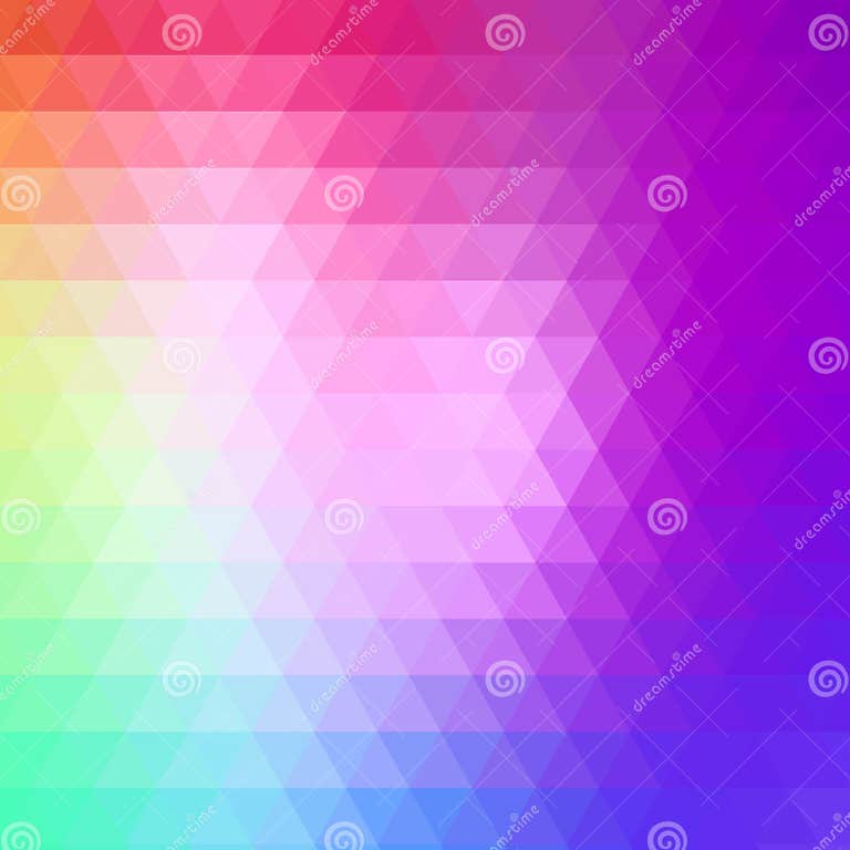 Color Triangular Background. Polygonal Style. Eps 10 Stock Vector ...