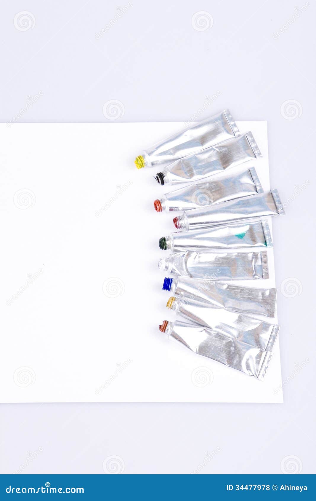 Color tube stock photo. Image of canvas, hobby, tube - 34477978