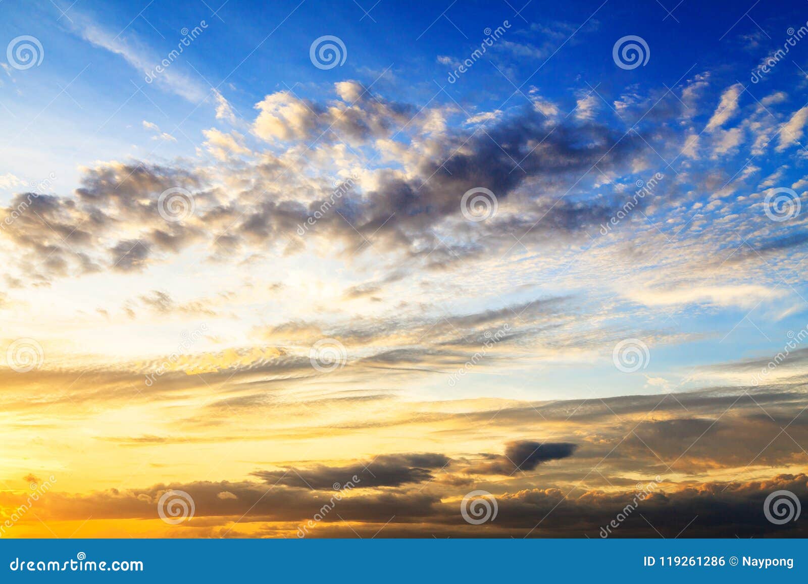 The color of twilight sky stock photo. Image of landscape - 119261286