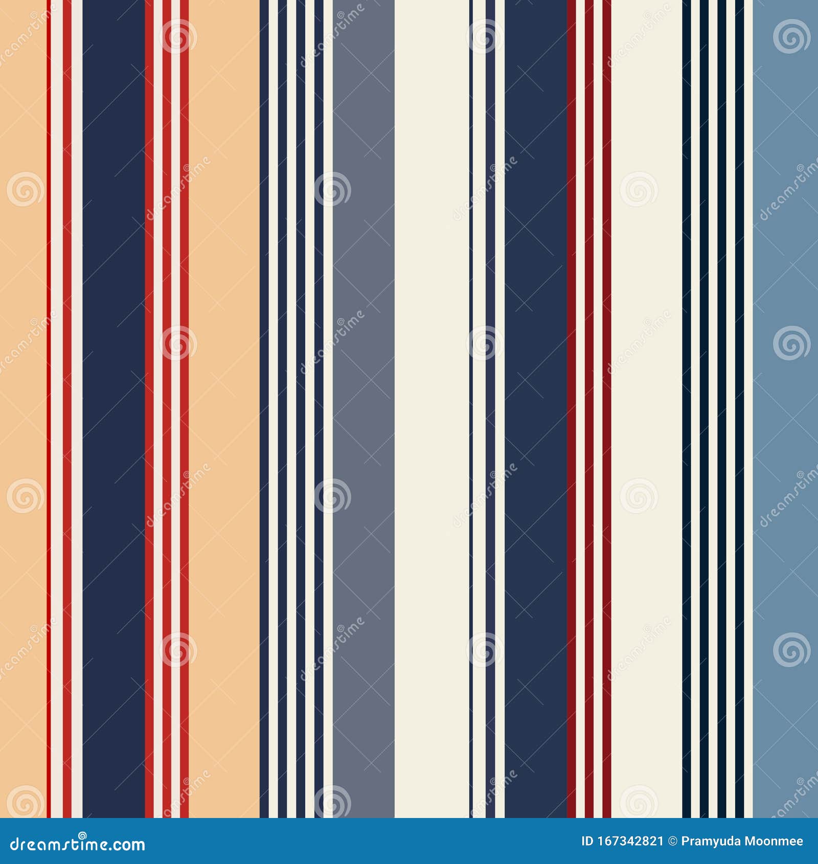 Color Usa Style Seamless Stripes Pattern. Abstract Vector Background ...