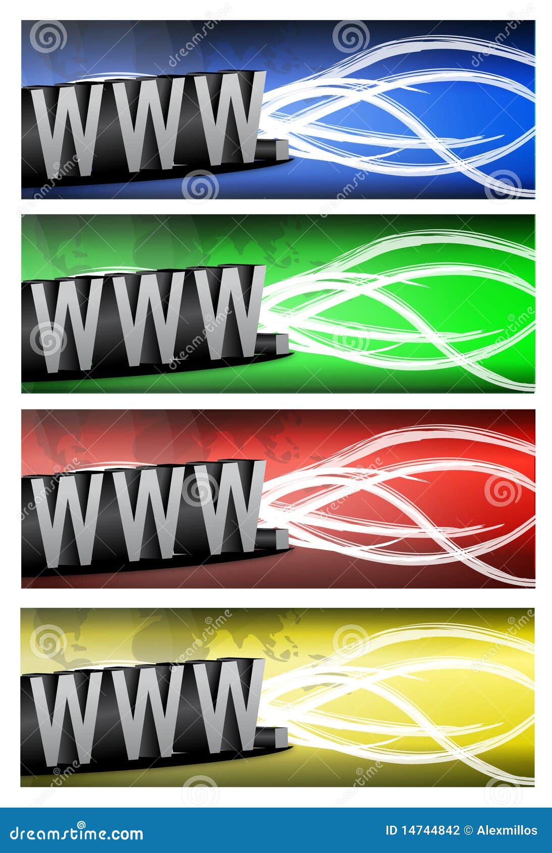 Color Variation Internet and Wires. Stock Vector - Illustration of ...