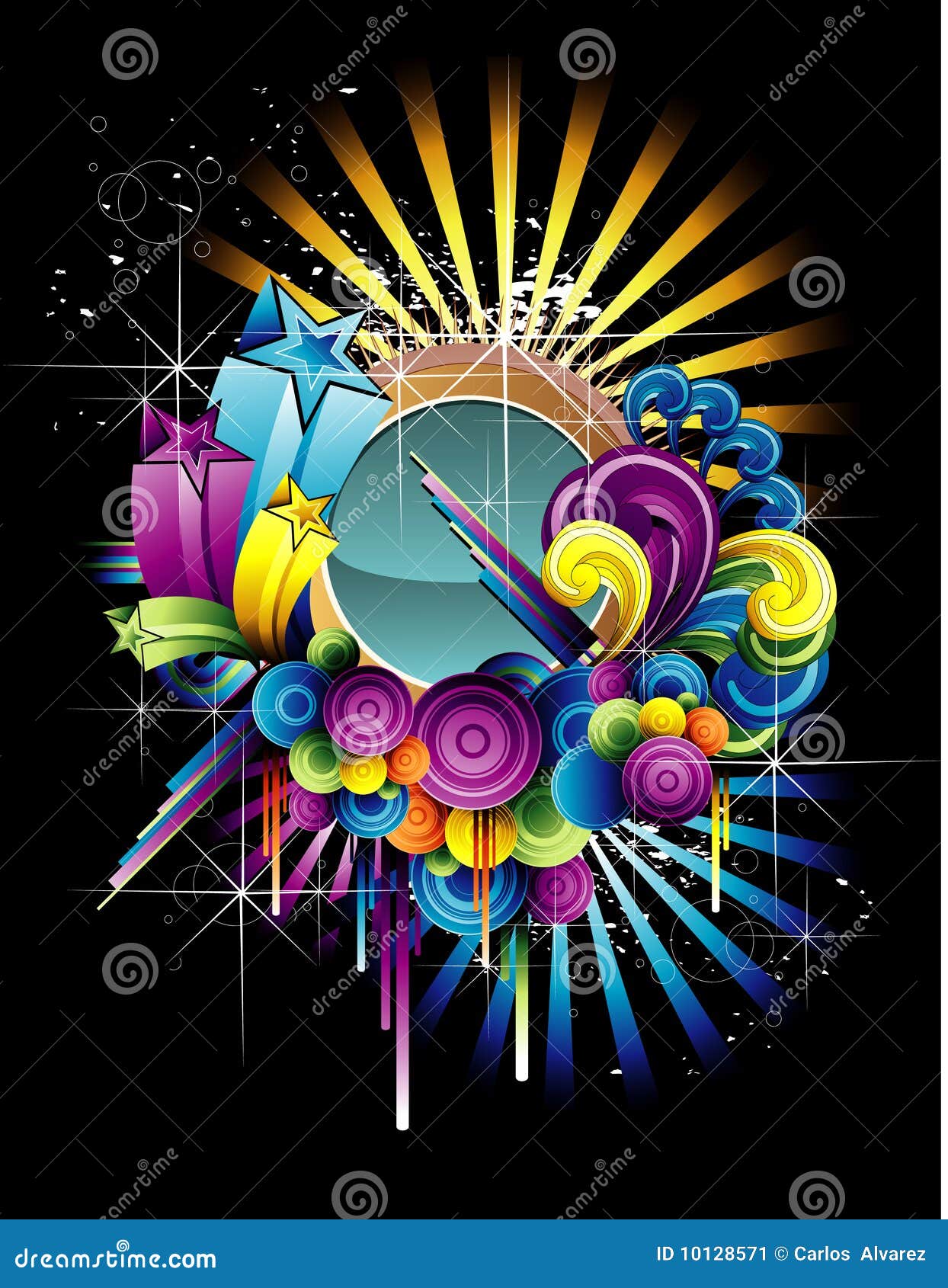 Color vector composition stock vector. Illustration of glossy - 10128571