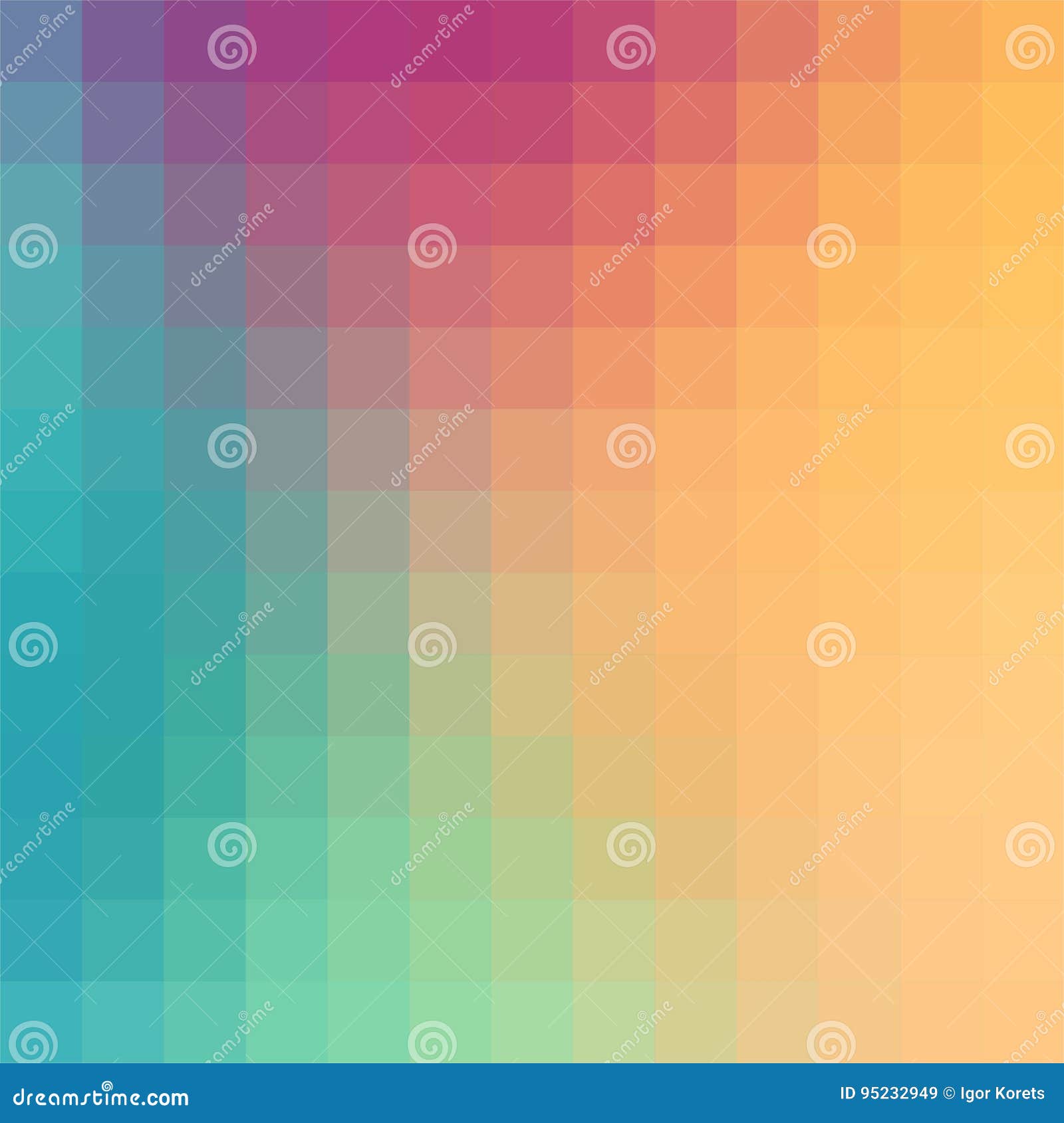 Color Vector Gradient Background Made from Monochrome Squares of Pixels ...