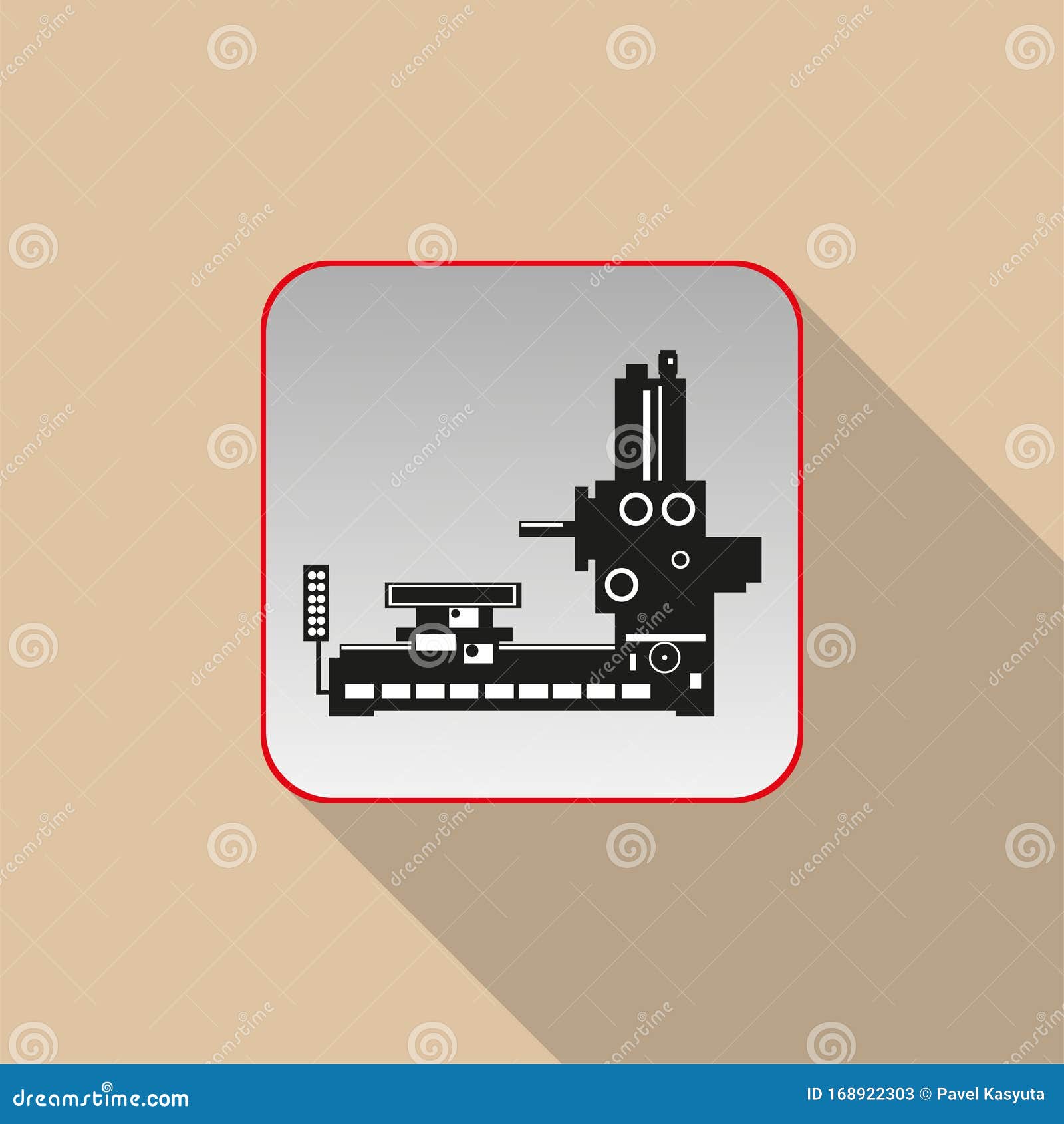 Industrial Equipment. Conditional Sign. Vector Icon. Stock Vector ...
