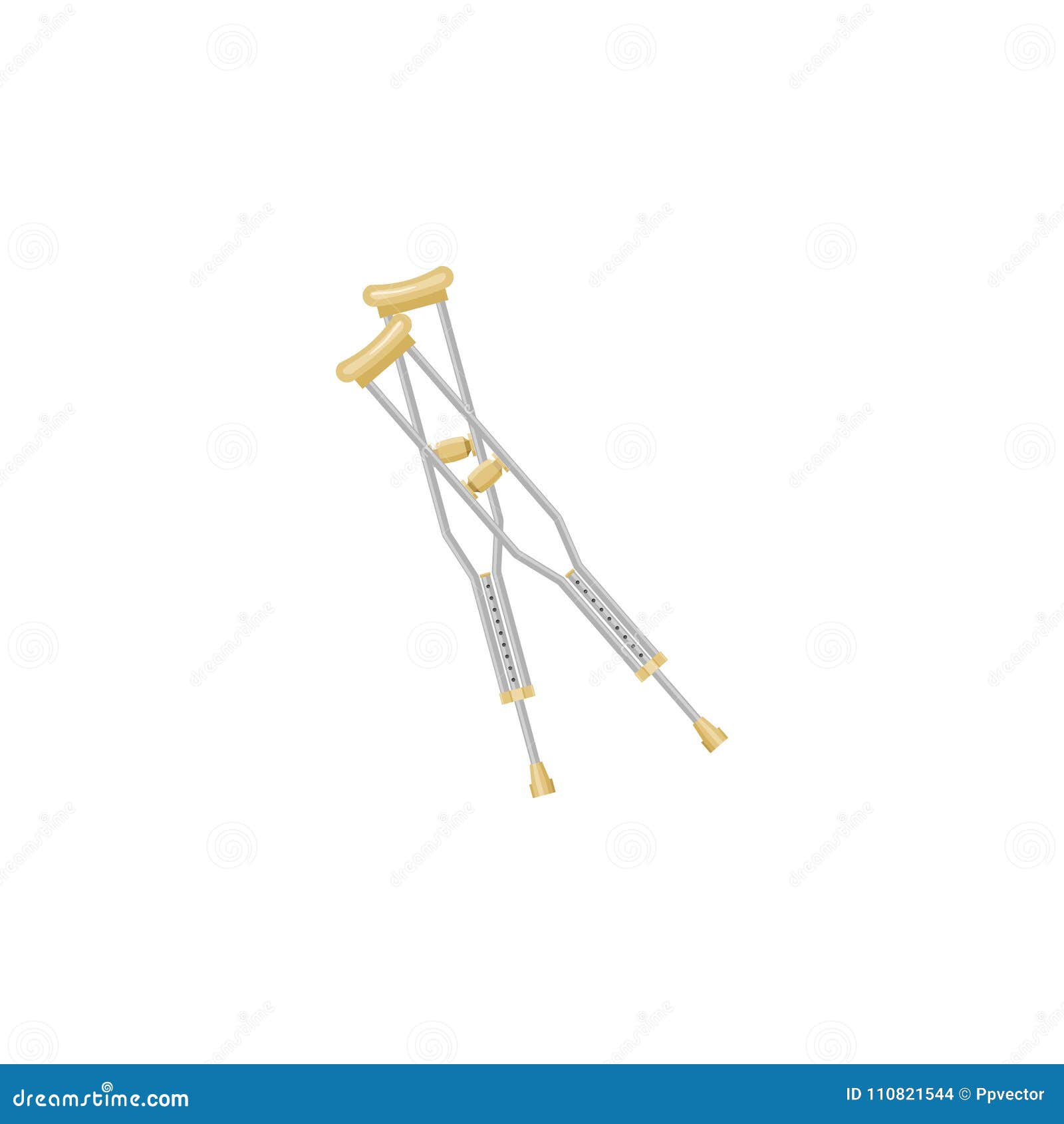 Vector Image. Crutches Symbol Sign Stock Vector - Illustration of care ...