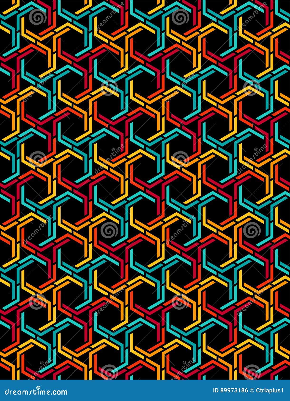 Color Vector Seamless Pattern. Modern Stylish Texture Stock Vector ...