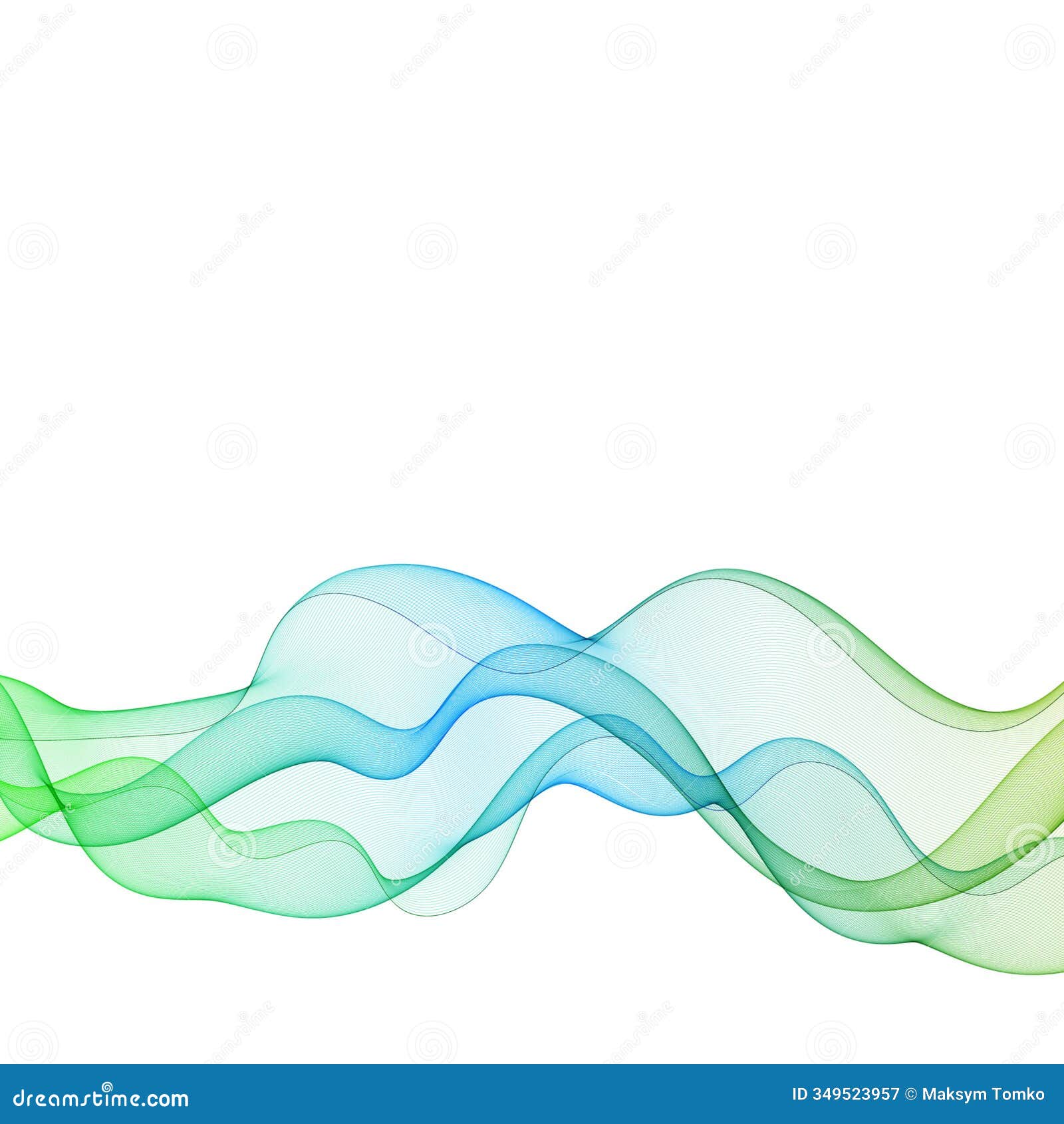 Color Vector Wave. Abstract Background. Eps 10 Stock Illustration ...