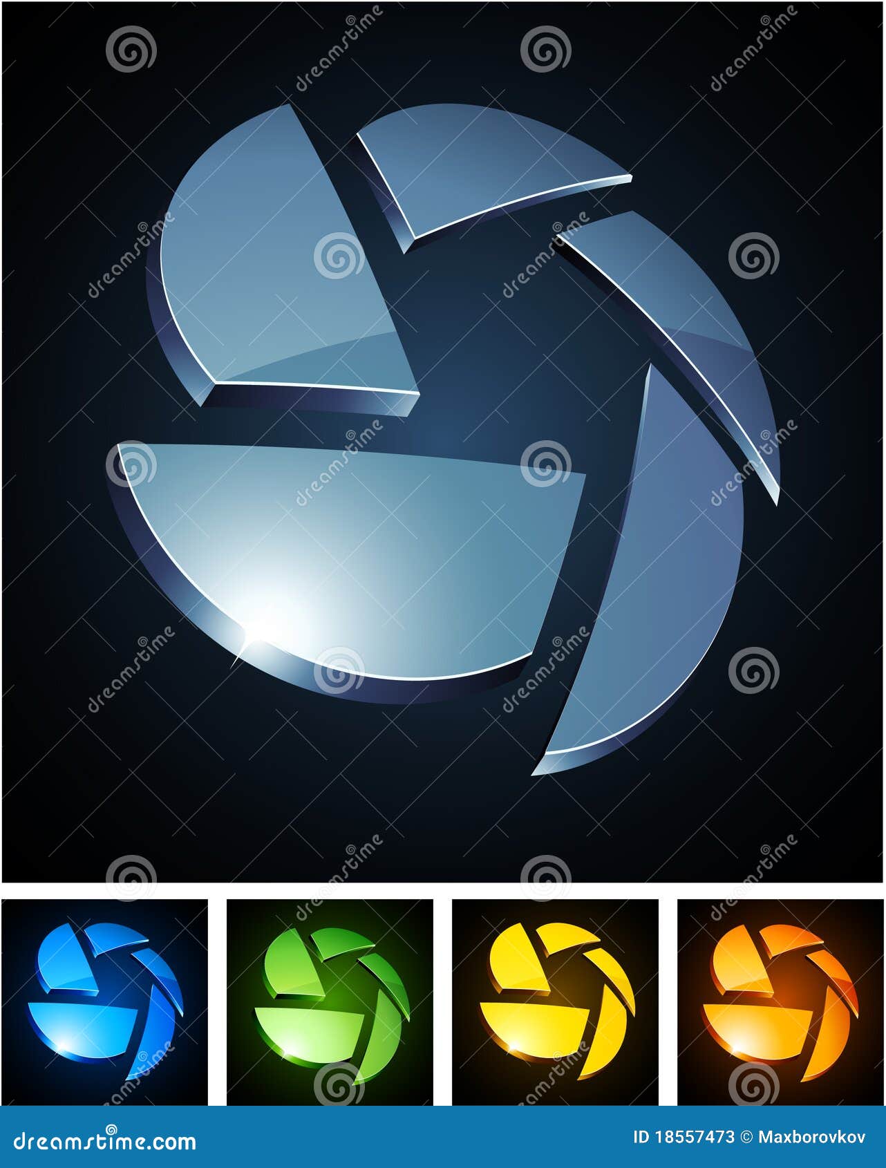 Color vibrant emblems. stock vector. Illustration of convex - 18557473