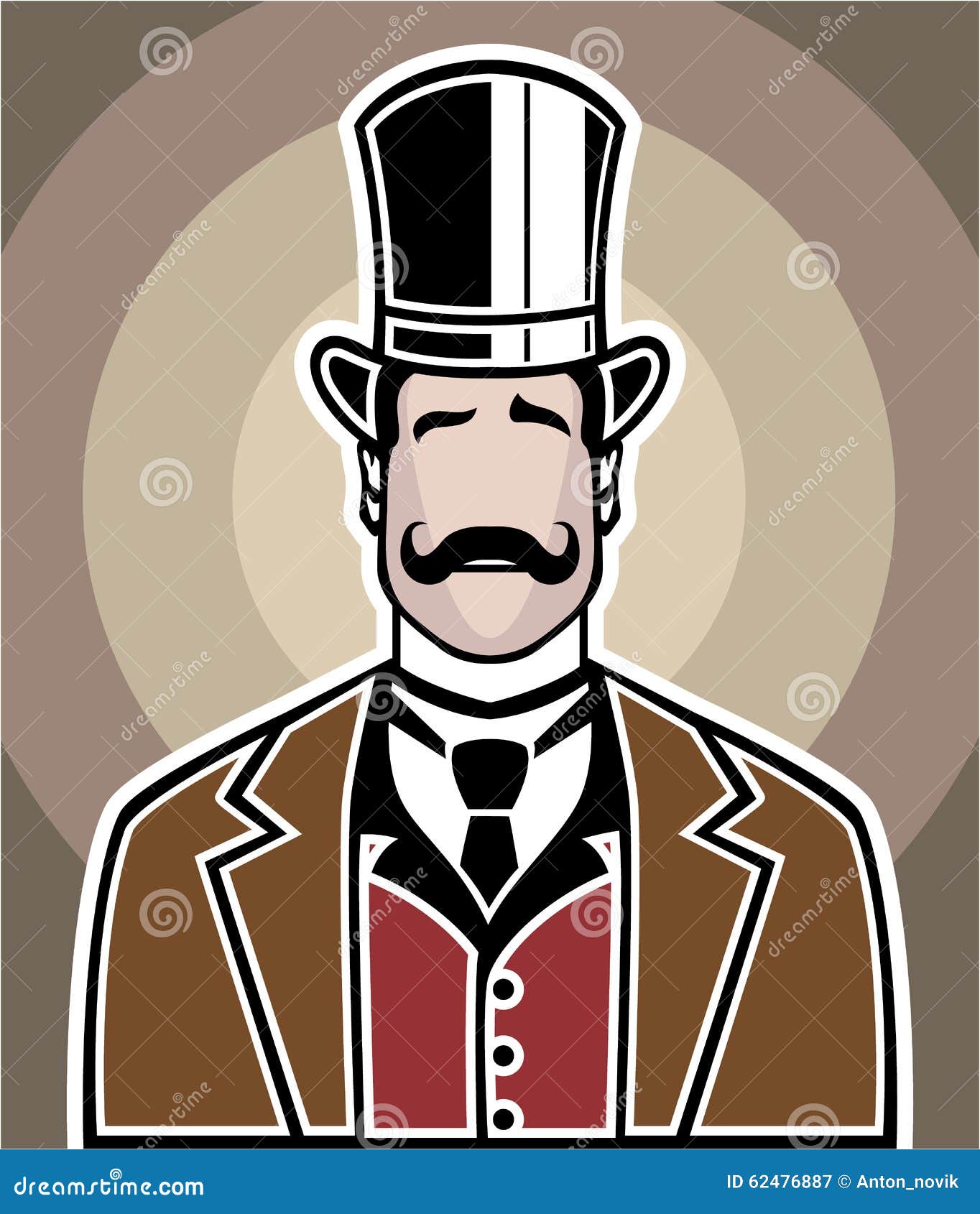Color Vintage Boss Vector Art Stock Vector - Illustration of black ...