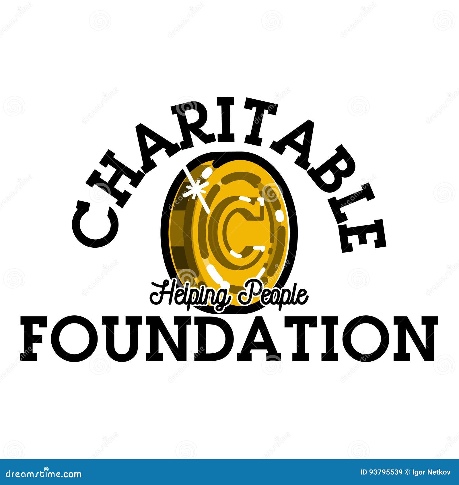 Charitable Foundation. Icons On Helping People And Donation.Charity And ...