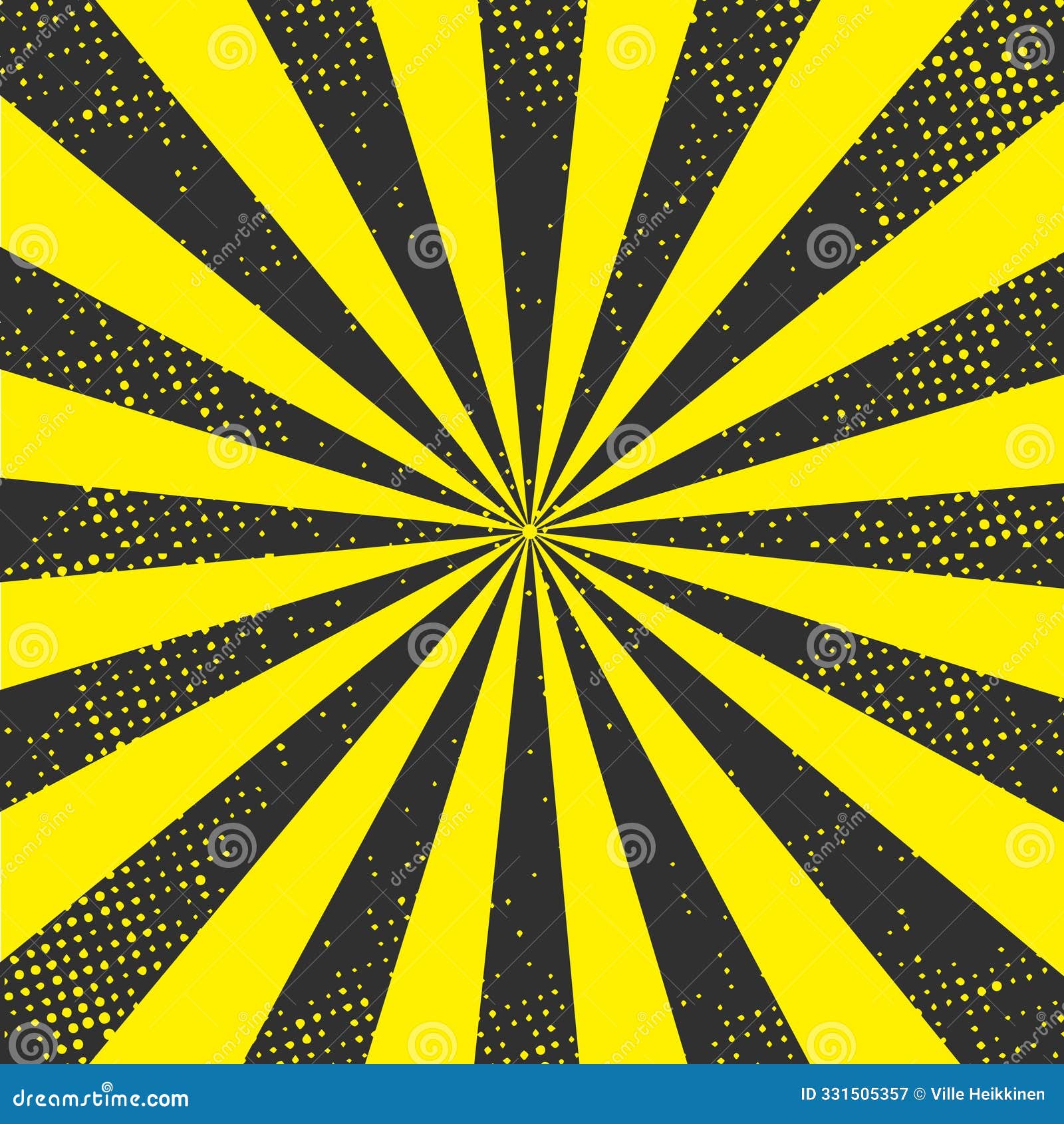 Color Vintage Grunge Burst Background and Sun Rays Vector Illustration ...