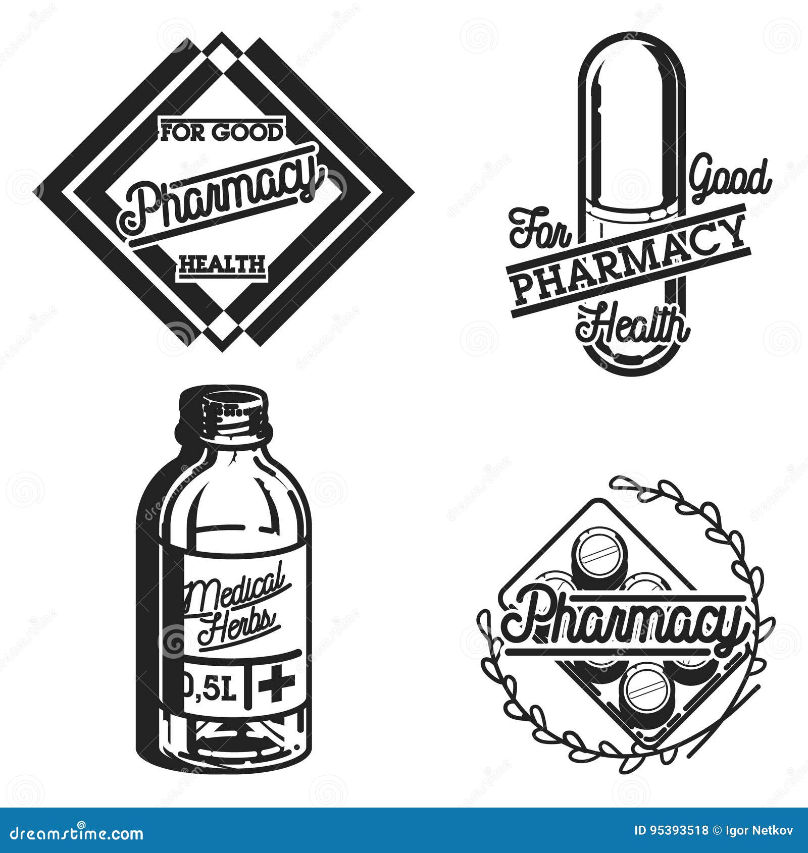 Vintage Pharmacy Labels