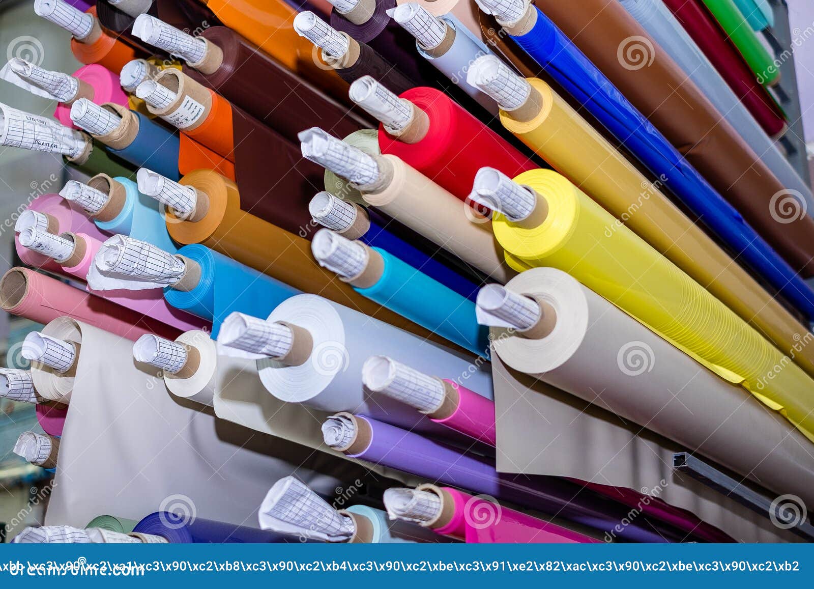 Color vinyl rolls stock photo. Image of modern, blue - 103122618