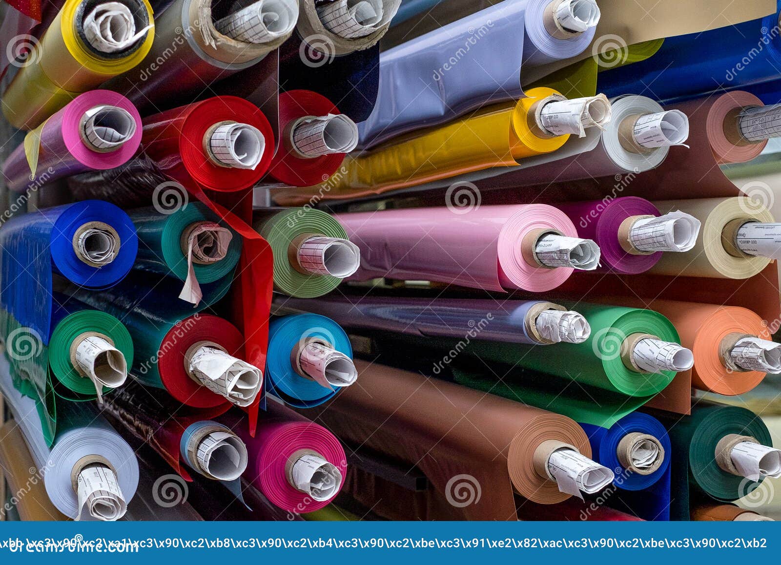 Color vinyl rolls stock image. Image of christmas, closeup - 105450961