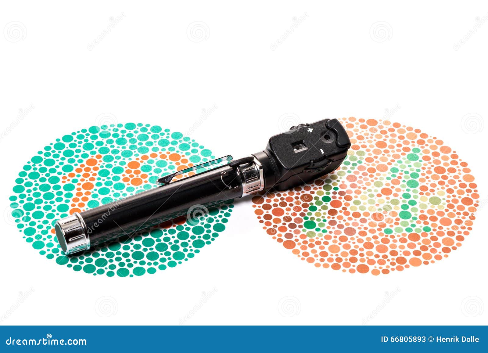 Color Vision Test Chart, And Ophthalmoscope Royalty-Free Stock Image ...