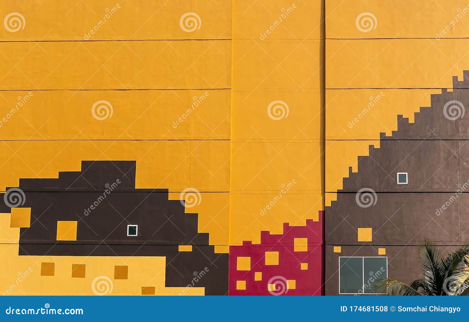 The Color of the Wall of the Building Stock Photo - Image of beautiful ...