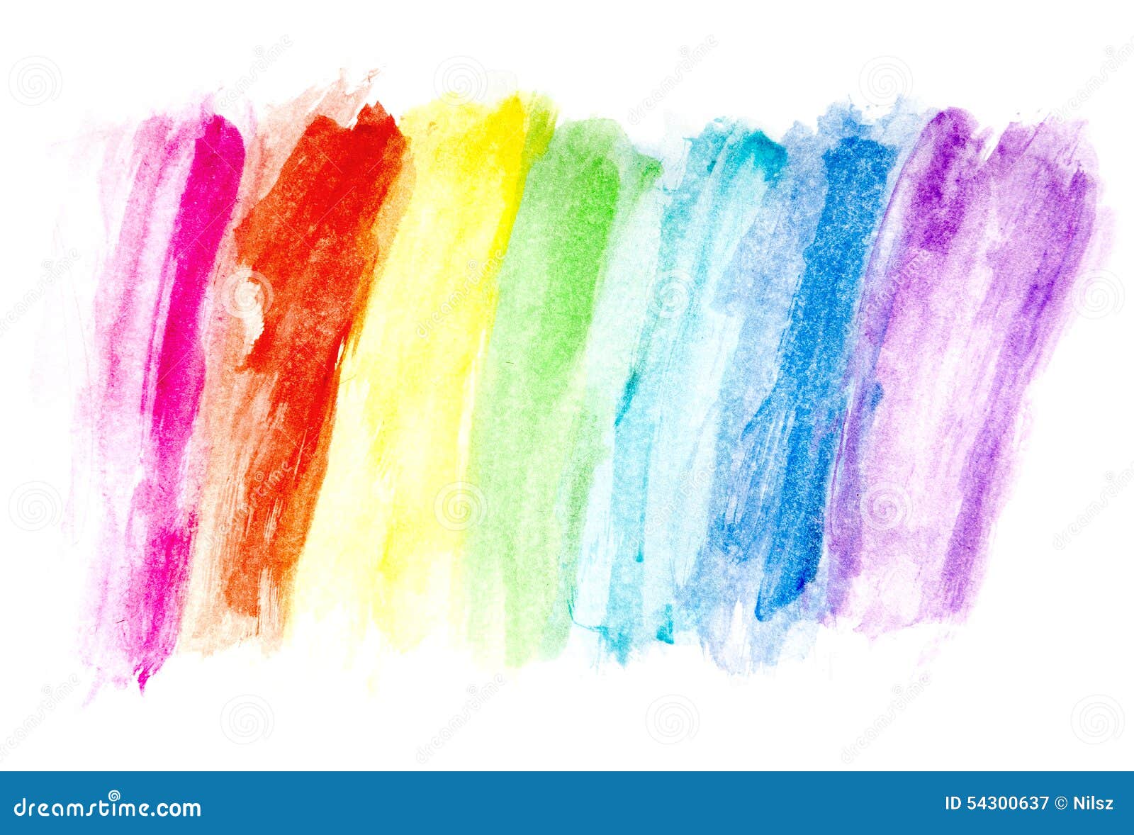 Color Water Drawing stock image. Image of rainbow, stroke - 54300637