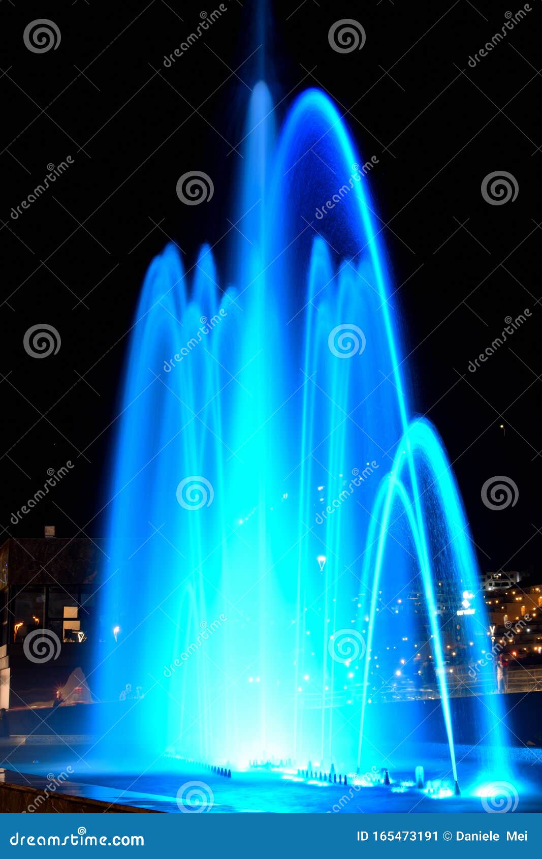 Color Water Fountain stock image. Image of bright, drop - 165473191