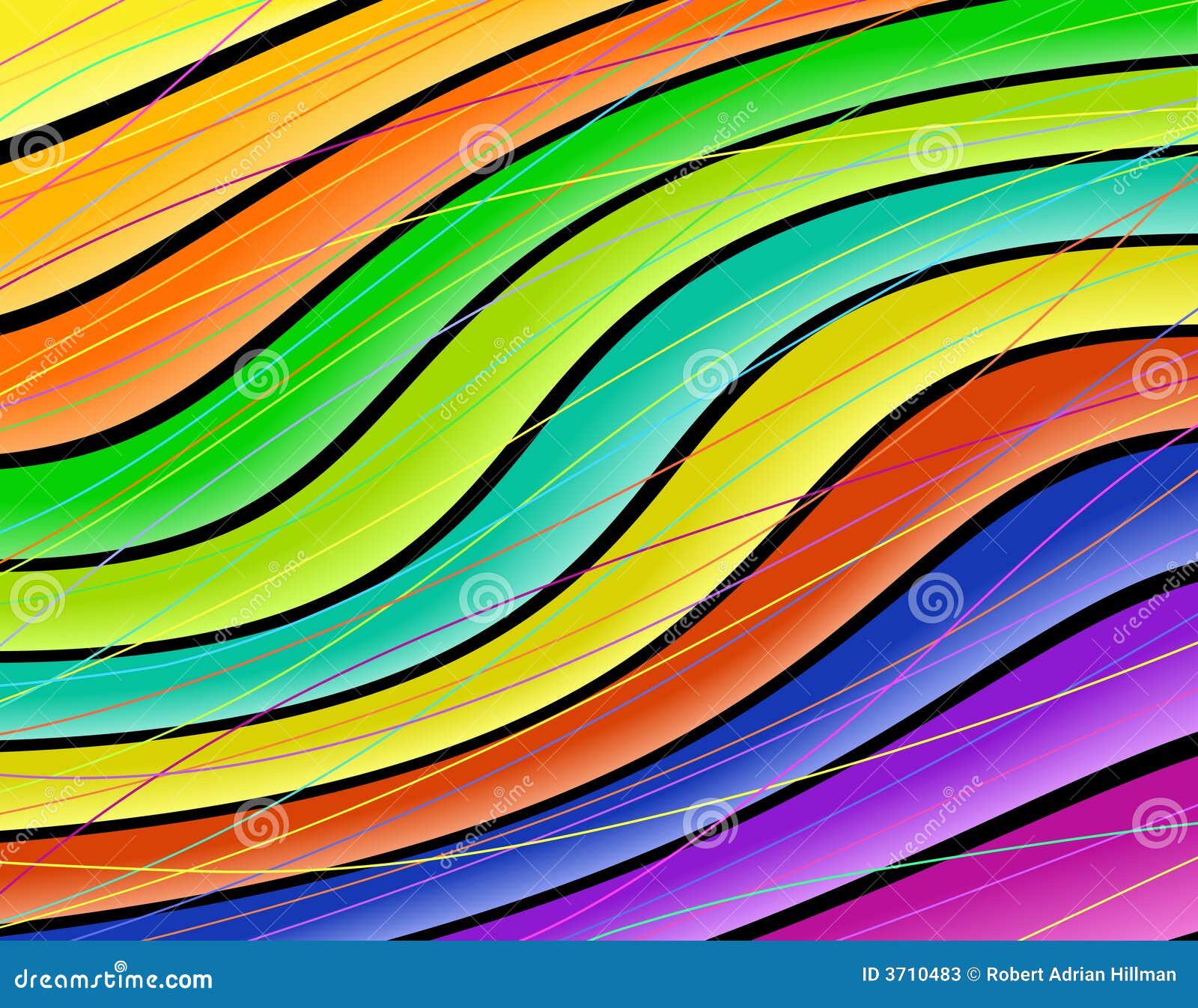 Color wave stock vector. Illustration of abstract, lines - 3710483