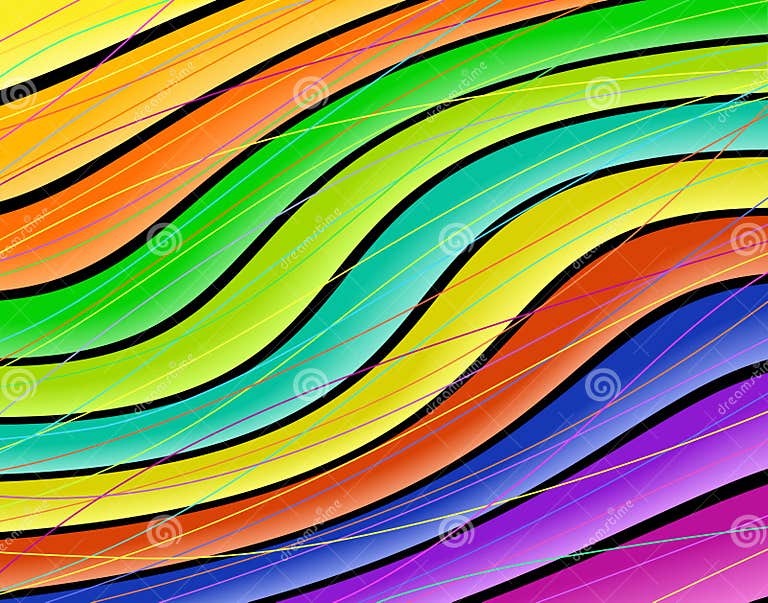 Color wave stock vector. Illustration of abstract, lines - 3710483