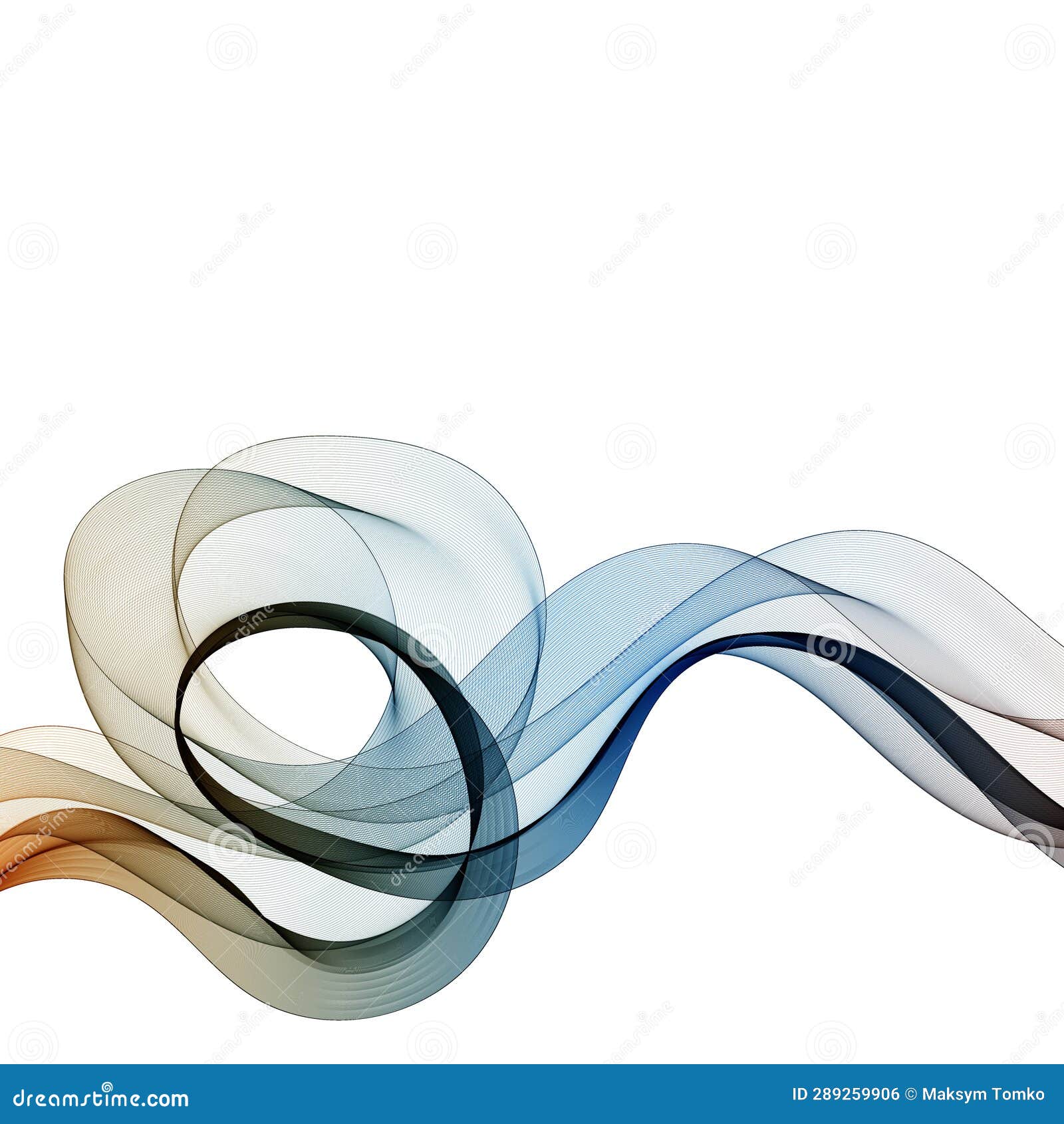 Color Wave. Abstract Vector Graphics. Eps 10 Stock Photo - Image of ...