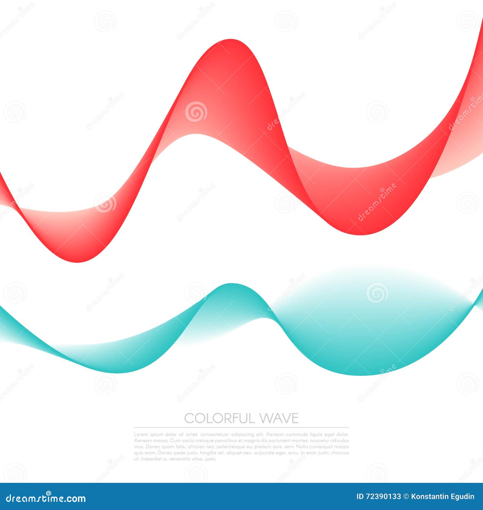 Color wave design element stock vector. Illustration of design - 72390133