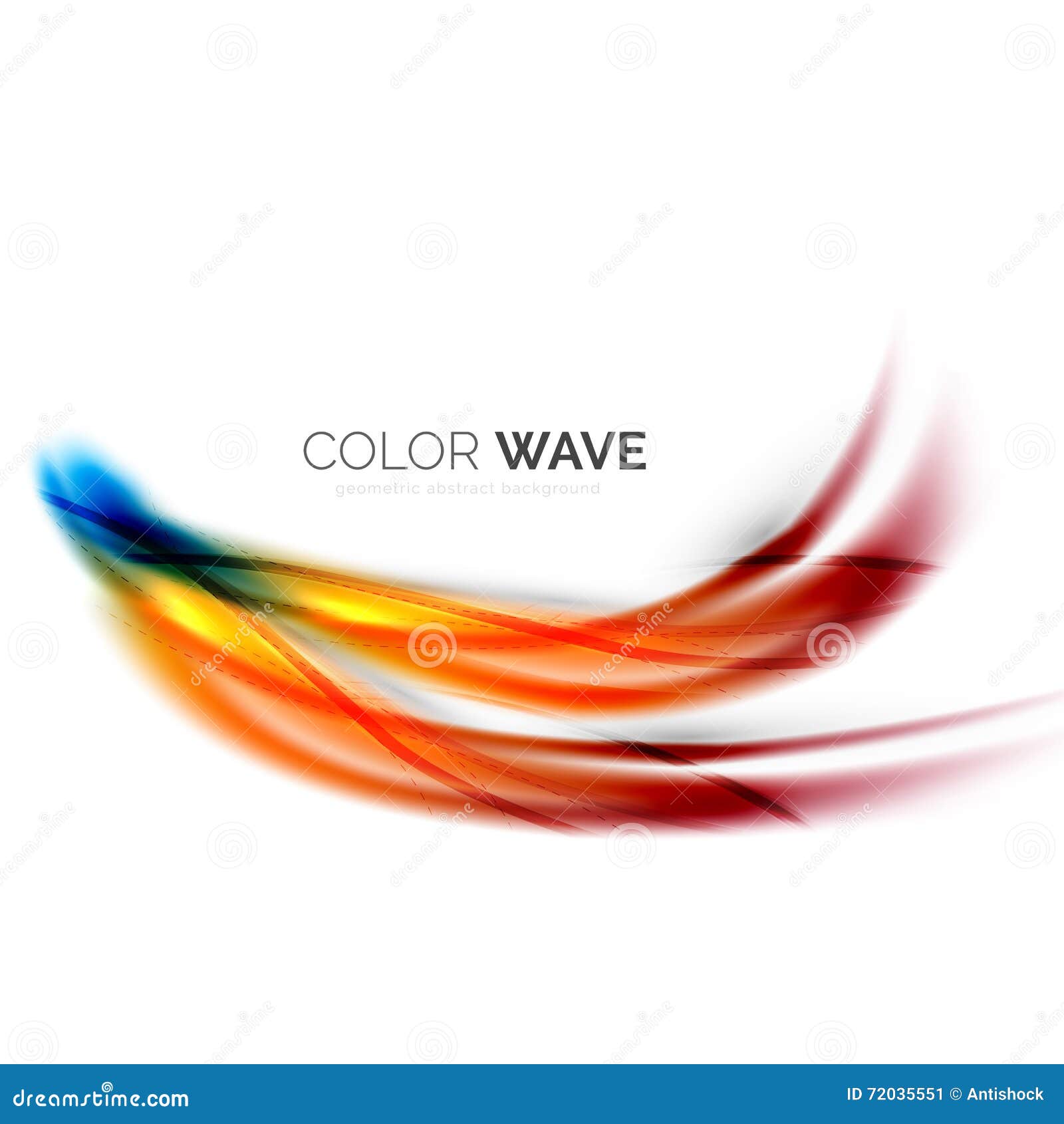 Color wave element stock illustration. Illustration of glow - 72035551