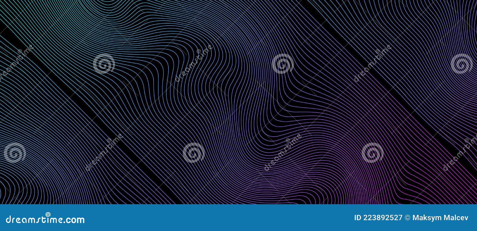 Color Wave Lines Pattern Abstract Background. Stock Vector ...