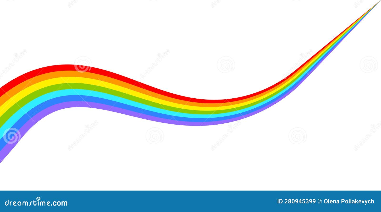 Color Wave. Rainbow Wave. Vector Illustration. Stock Image Stock Vector ...