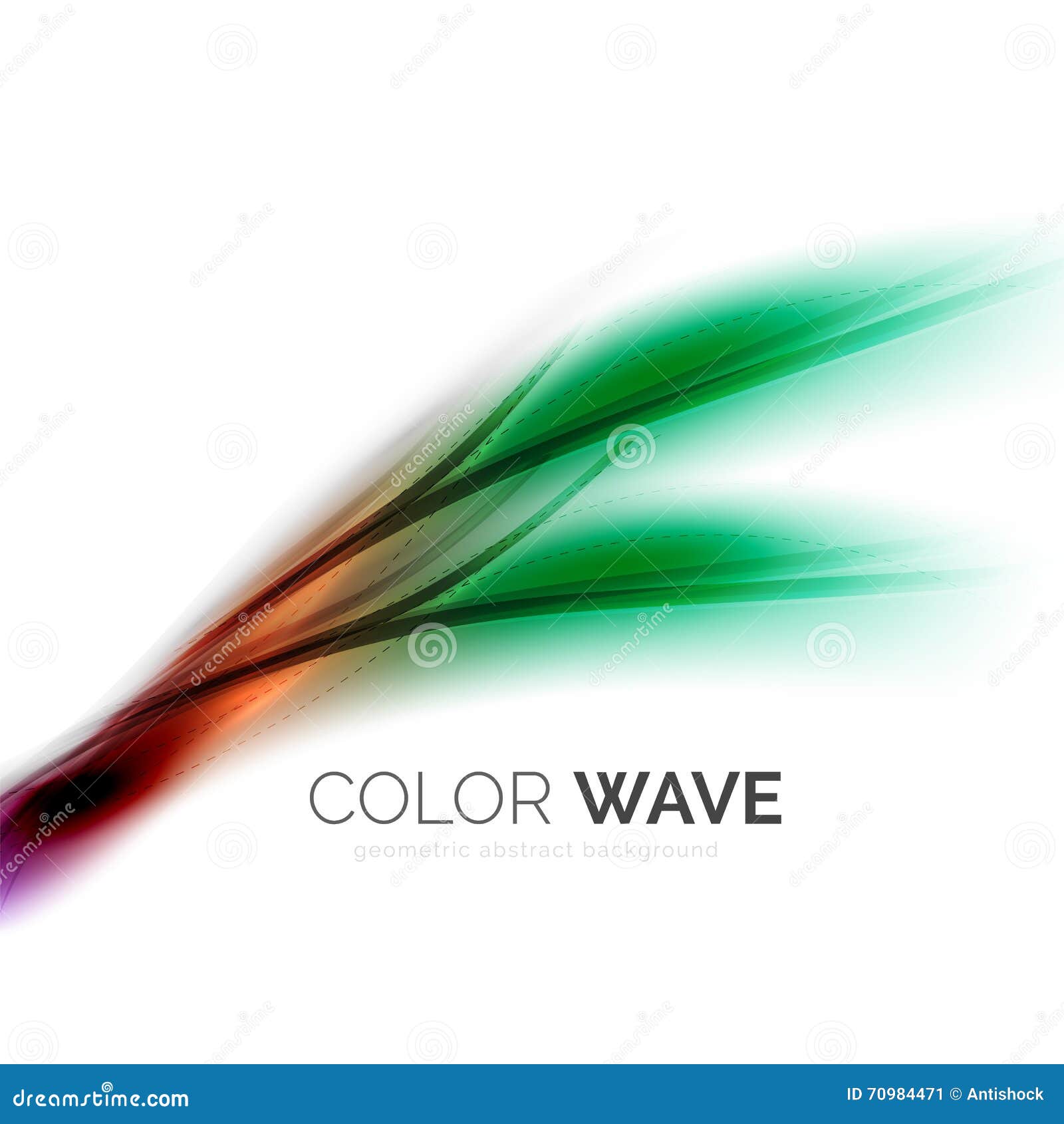 Color wave vector element stock vector. Illustration of creative - 70984471